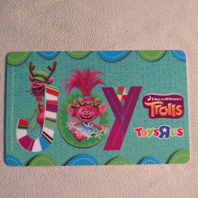 Toys R Us Gift Card - Trolls - (No Value) - Collectible Gift Card | eBay