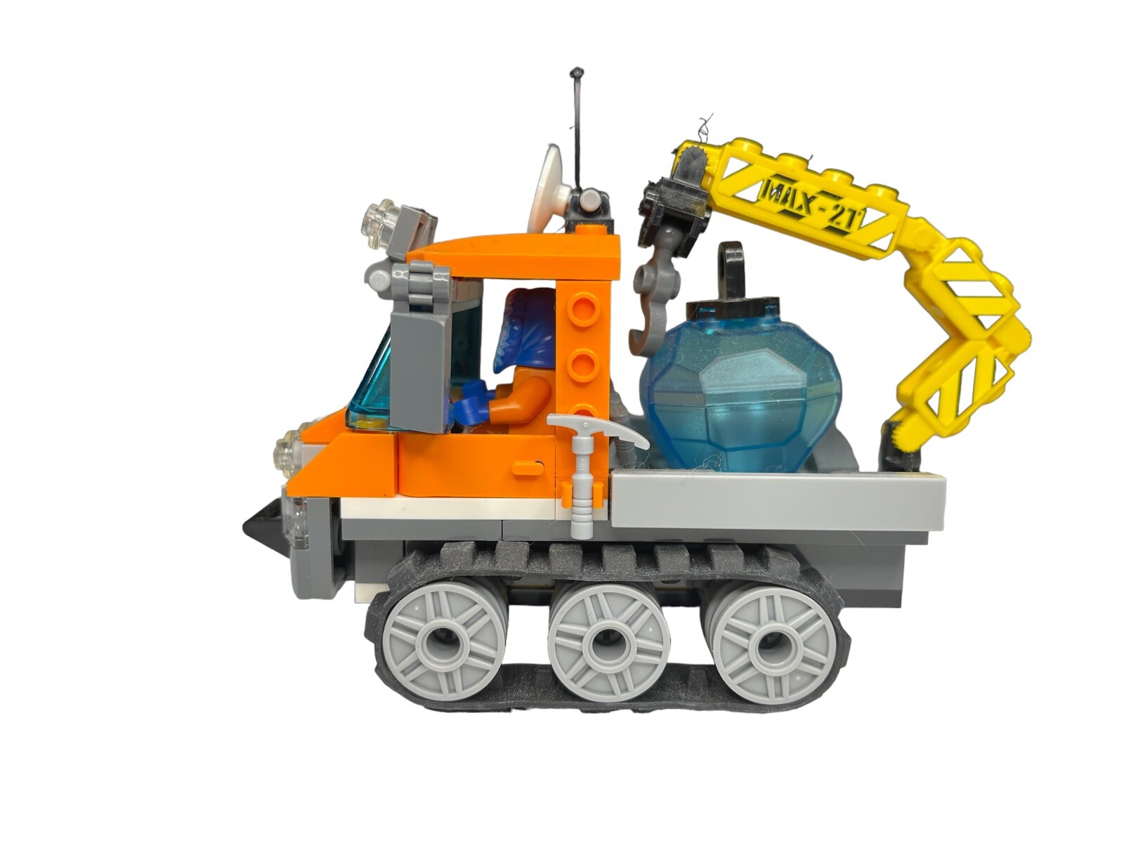 LEGO City 60033 Arctic Ice Crawler - 98% Complete with Minifig and ...