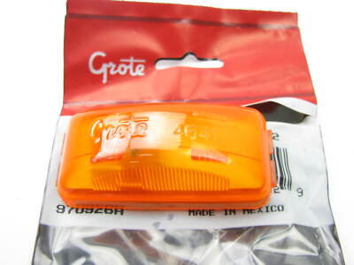 Grote 46413 Rectangle Clearance / Marker Light Lamp AMBER 2 Prongs | eBay