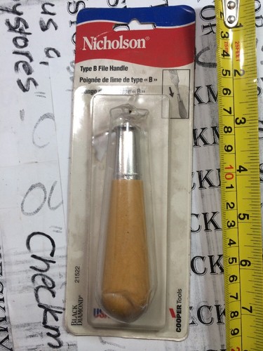 VTG NOS Nicholson File Handle Type B No.21522 Wood USA Made Rare ...