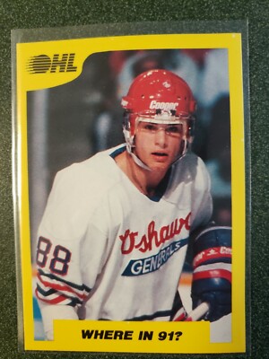 1989-90 Eric Lindros Rookie OHL Where In 91? Rare Rookie Card MINT! | eBay
