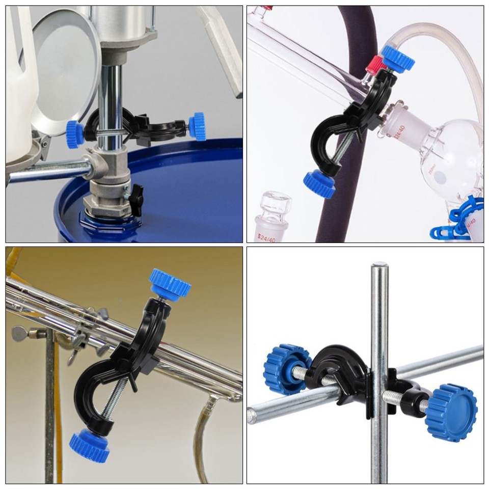 3 Pcs Laboratory Support Stand Clamp Beaker Clamp, Bench Hold-down ...