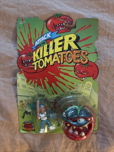 Mattel Attack of the Killer Tomatoes Chad & Tomacho Action Figure 1991 ...
