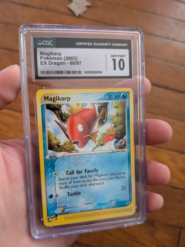 (POP 29) CGC 10 GEM MINT 2003 Pokemon EX Dragon 60/97 Magikarp Card | eBay