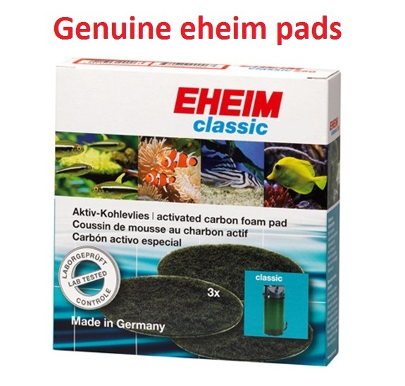 Eheim Classic 250 350 700 External Fish Tank Filter & Sponges Carbon ...