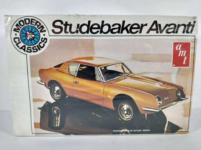 Vintage AMT Studebaker Avanti Model Kit 1/25 Factory T413 L3 for sale ...