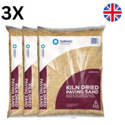 3 x Tarmac Kiln Dried Paving Sand 25KG - Bulk Discount | eBay UK