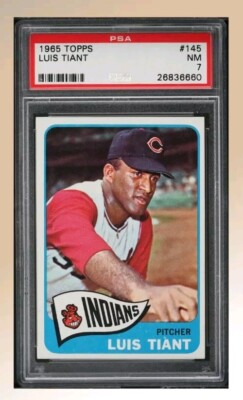 1965 TOPPS #145 LUIS TIANT RC PSA 7 NM Potential HOF 2024? | eBay