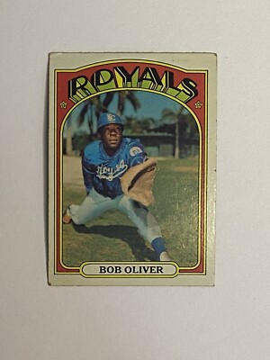 1972 Topps Baseball Bob Oliver Card #57 | eBay