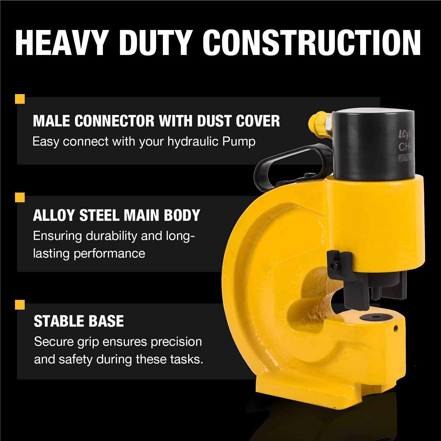 Hydraulic Hole Punching Tool 35T Hole Digger Force Puncher Smooth Hole ...