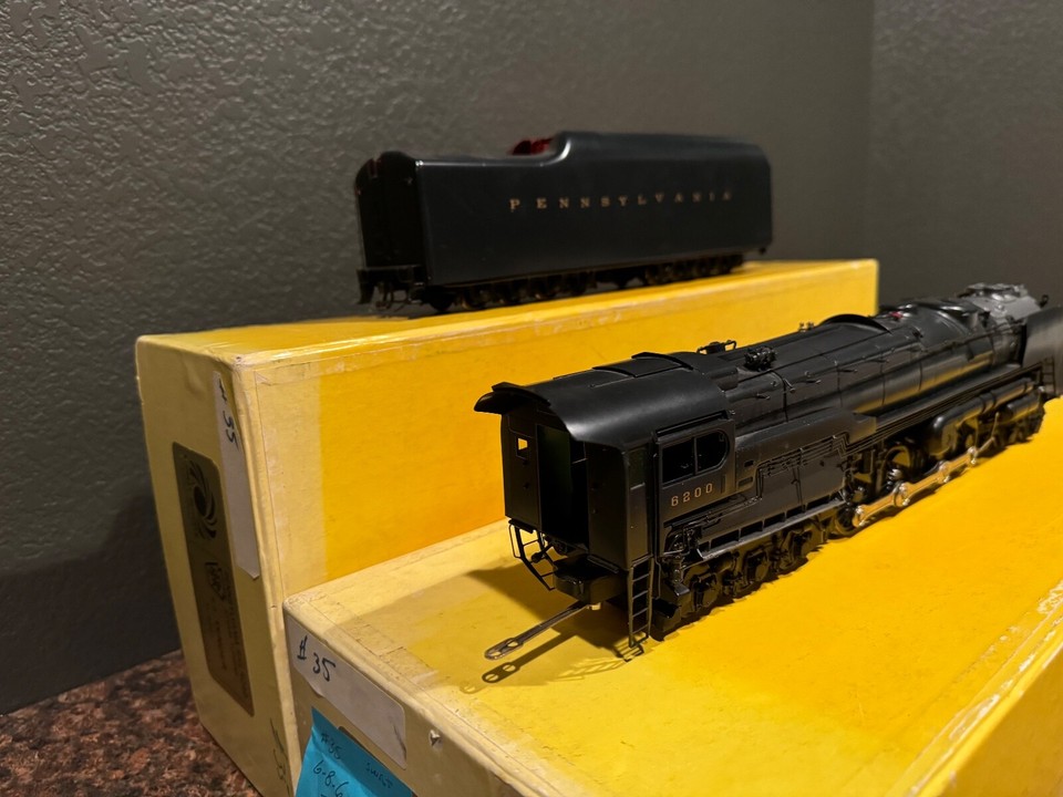 Sunset Models O Scale 2 Rail Brass Pennsylvania S-2 6-8-6 Turbine RARE ...