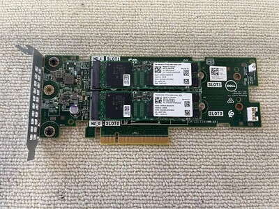 Dell 72WKY BOSS-S1 Controller PCIe Card L/P W/ 2x 240GB M.2 SSD TC2RP ...