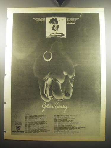 1974 Golden Earring Moontan Album Advertisement | eBay