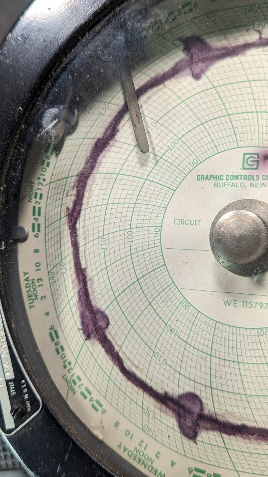 Westinghouse Antique Recording Ammeter Steampunk Electrical Meter ...