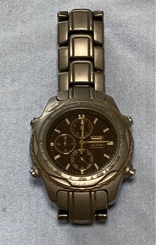 Citizen Attesa 0855-H01215 Vintage Eco-Drive Green Slv Quartz Mens ...