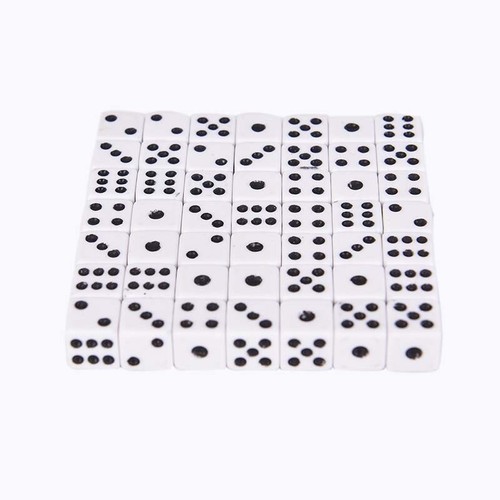 50pcs/lot 8mm Dices For Board Game Bar Gambling Game Set Club Party ...