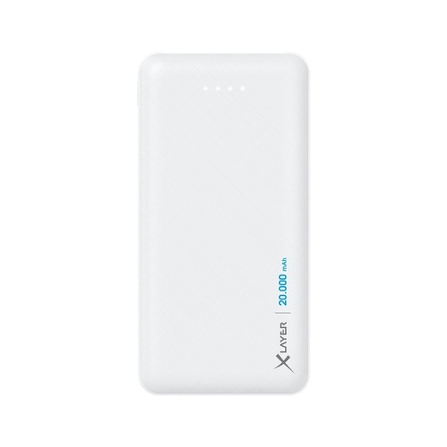 XLayer Powerbank Micro weiß, 20.000-mAh (20000 mAh) #1907156 ...