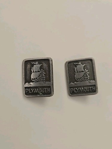 Pewter Plymouth Car Mayflower Logo Pins Vintage | eBay