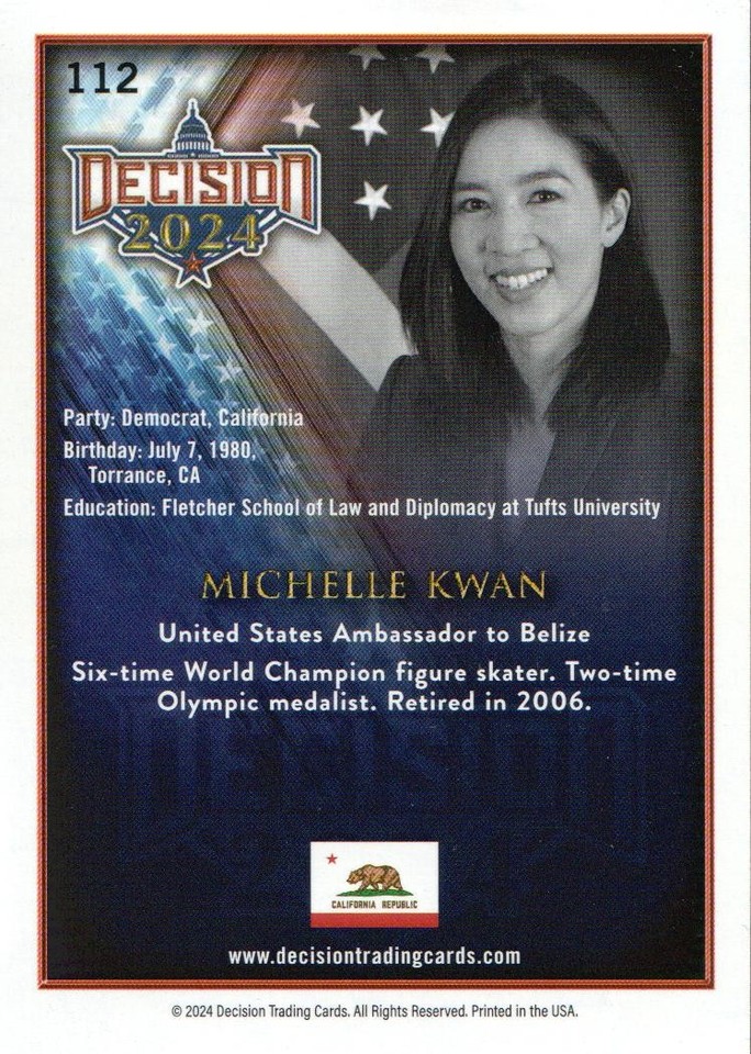 2024 Decision 2024 Trading Card #112 Michelle Kwan | eBay