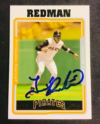 Pittsburgh Pirates TIKE REDMAN auto signed autographed 2005 TOPPS Card ...