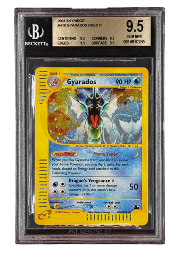 GYARADOS H10 - 2003 SKYRIDGE ENGLISH - BGS 9.5 | eBay