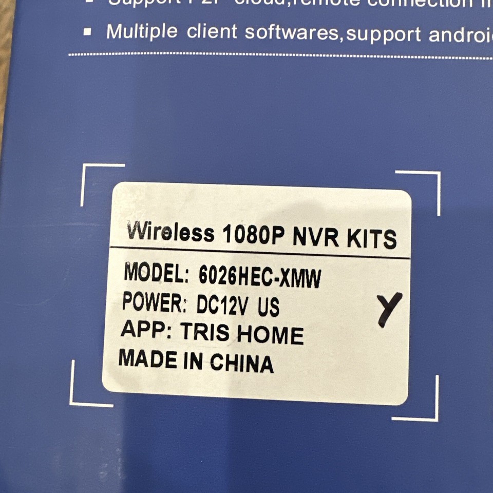 5G Kit, Full HD Wireless NVR Security Camera System with 4 Cameras #G ...