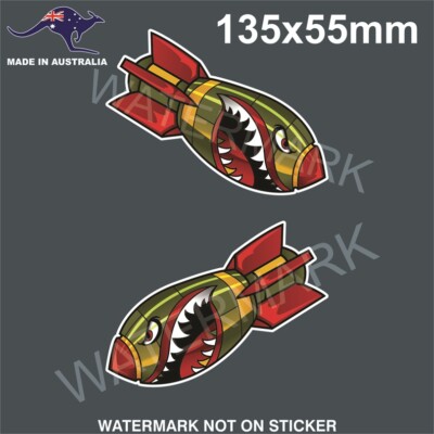 WWII BOMB STICKERS MISILE ARMY AIR FORCE RAAF NAVY | eBay Australia