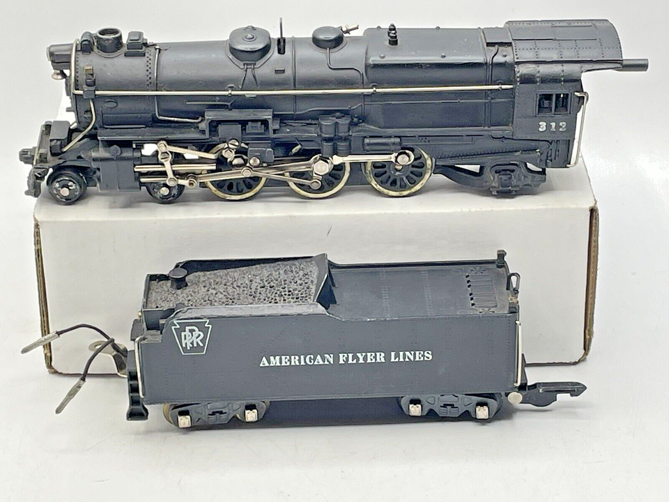 Gilbert American Flyer S Gauge #312 Smoke-in-Tender Pacific Locomotive ...