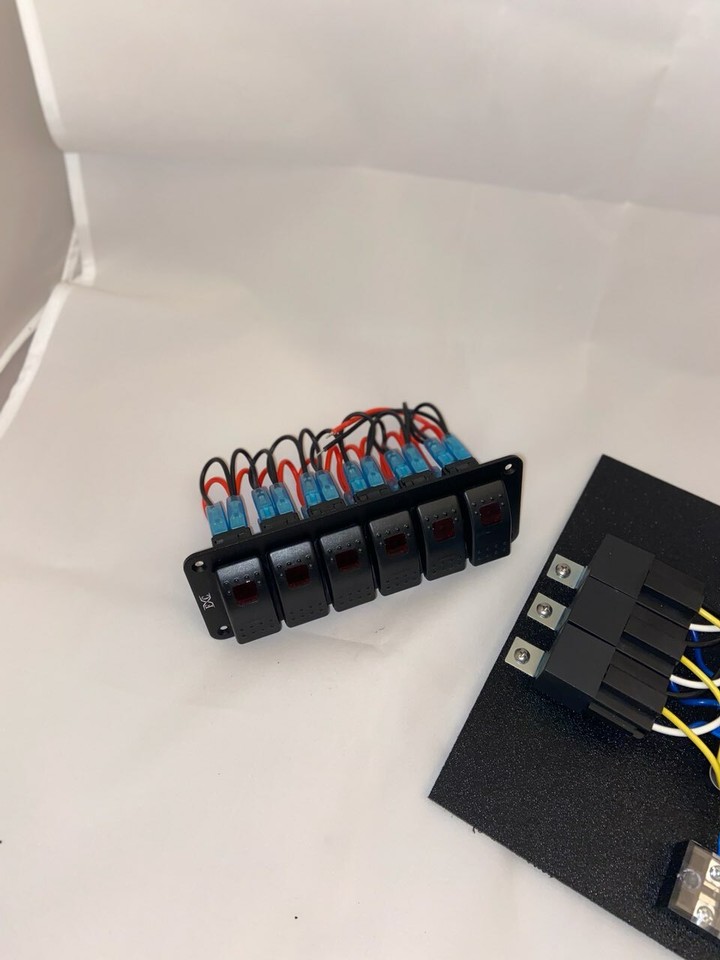 Universal LS Swap LSX 6 Way Fuse/ Relay Panel Block With Switches ...