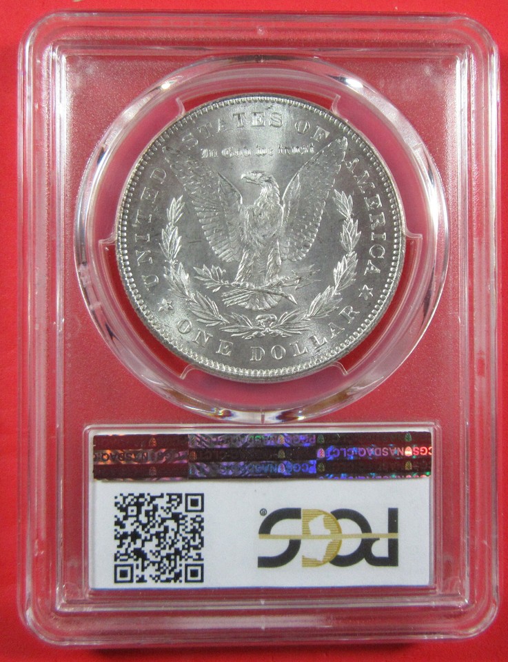 1878 7/8 TF $1 Weak PCGS MS64. 7 over 8 Tail Feathers. Uncirculated ...