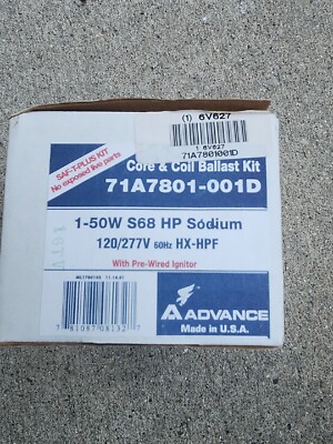 NEW Advance 71A7801-001D HX-HPF Core and Coil Ballast Kit | eBay