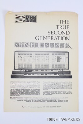 ARP 2500 Ad The True Second Generation Synthesizer VINTAGE SYNTH DEALER ...