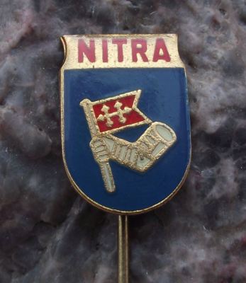 Nitra Knights Arm Double Cross Flag Heraldic Crest Coat of Arms Shield ...