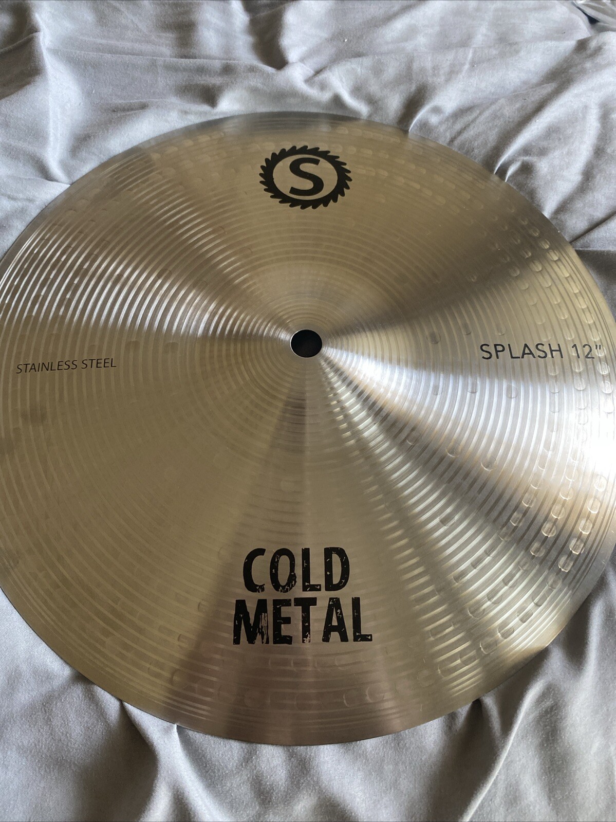 12" Inch Cold Metal Stainless Steel Splash Cymbal | eBay
