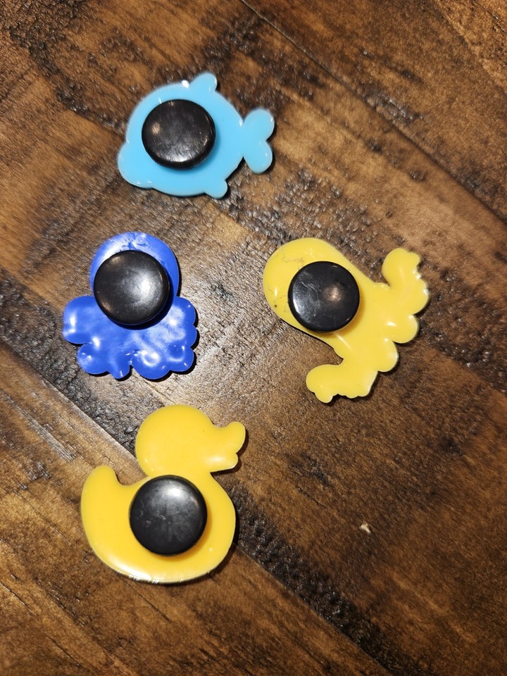 Lot Of 4 Croc Shoe Charms Or Bracelet Octopus Fish Rubber Duck (48 | eBay
