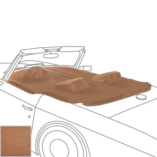 New Tan Tonneau Cover Full Cover LHD Triumph TR6 1970-76 Robbins Brand ...