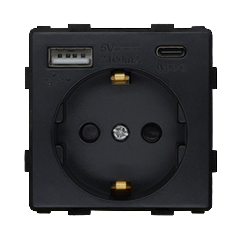 Touch, Lichtschalter, Wechselschalter, Steckdose, Dimmer, TV, USB, Glas ...