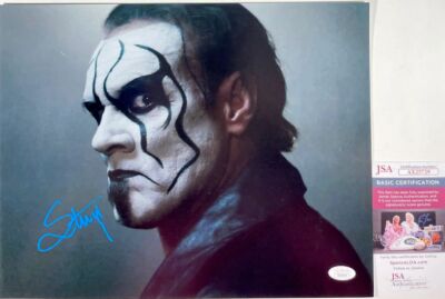 WCW Sting Signed 11x14 Photo E Autograph WWE All Elite Wrestling AEW ...