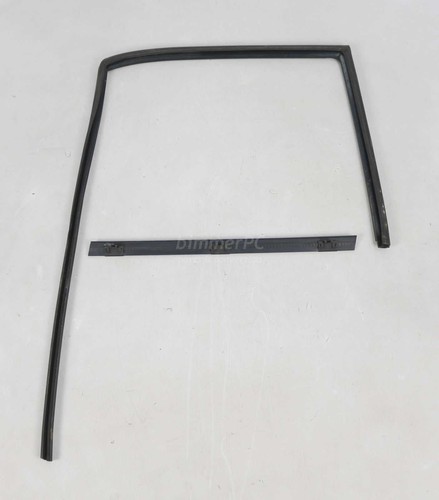 BMW E36 Right Rear Passengers Door Rubber Window Seal Glass Guide 1992 ...
