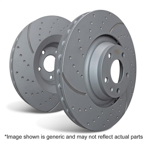 EBC Brakes Disc Brake Rotor Front GD Rotors 2005 thru Fits 2010 ...