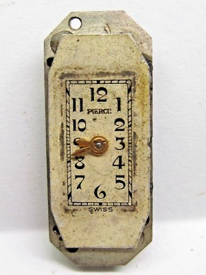 Antique Ladies Pierce Watch Movement 7 Jewels - Movement Size 24.5 x 10 ...