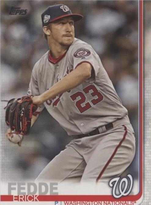 2019 Topps - Erick Fedde #398 for sale online | eBay