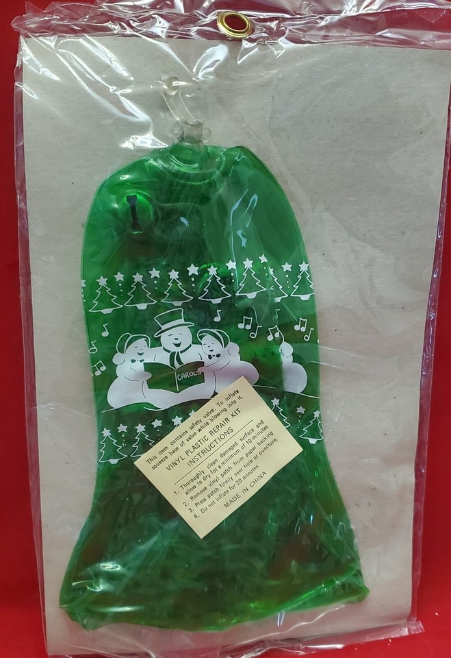 Vintage Inflatable 10” Green Jingle Bell Christmas Ornaments | eBay