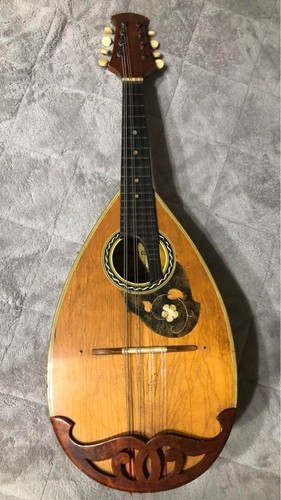 SUZUKI Mandolin No.201 Decorative body Wooden 8 Strings Japanese ...
