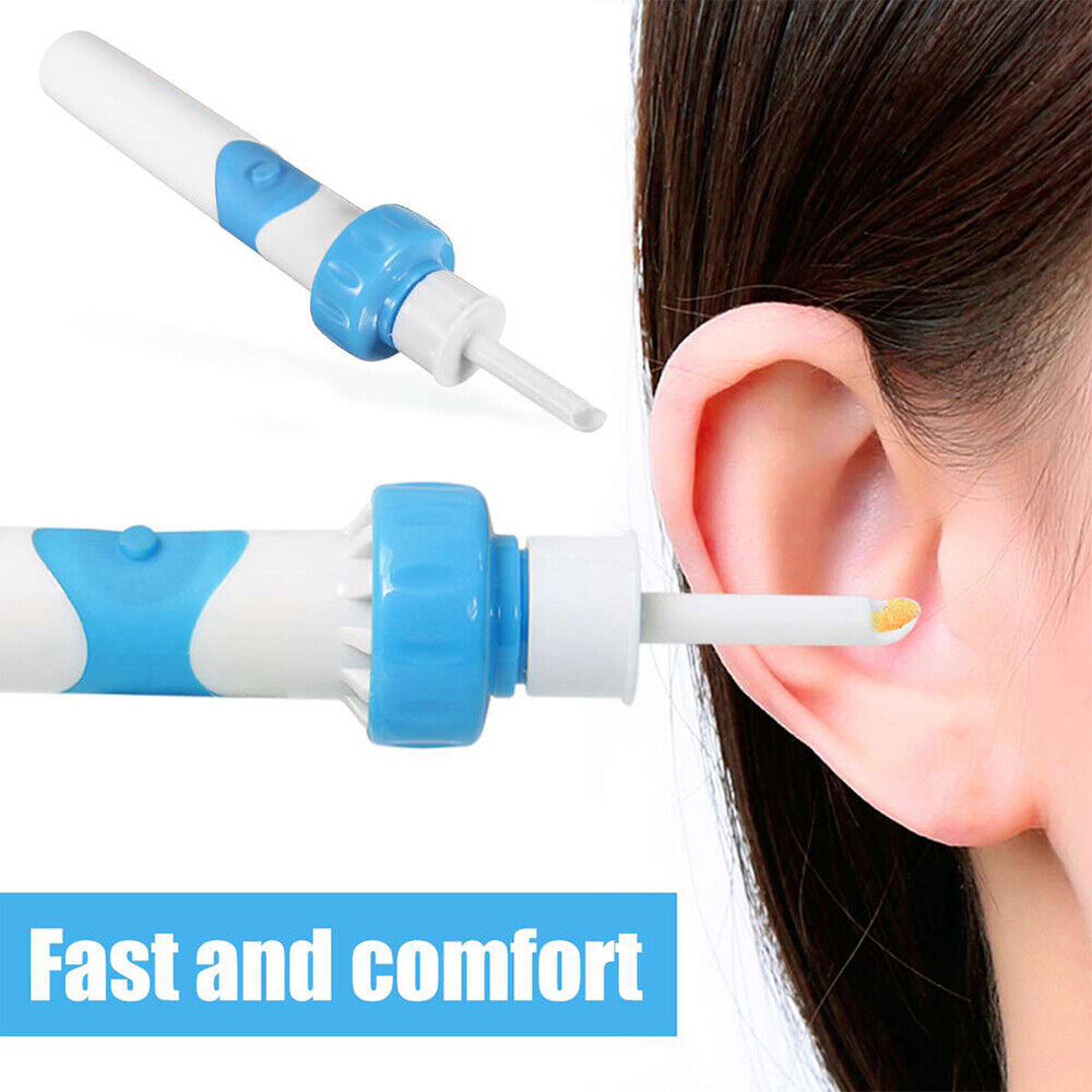 EAR Vacuum WAX REMOVER Electric Ear Cleaner Suction Earwax Remover ...