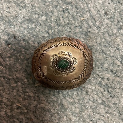 Vintage Mexican Concho 925 Malachite | eBay