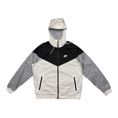 Nike Windrunner Men's Mesh Lined Jacket 727324-101 Black Nike Windrunner Men's Mesh Lined Jacket 727324-101 Black