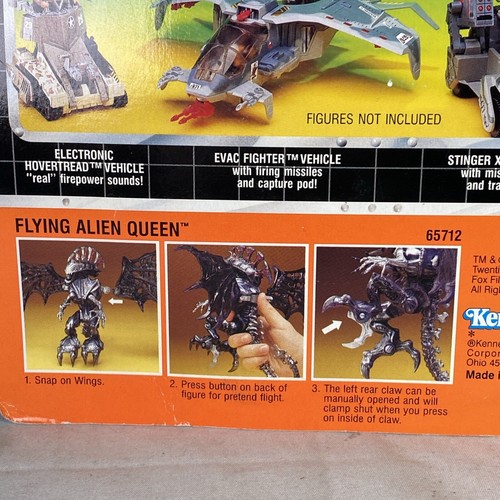 Flying Alien Queen Kenner Vintage MOC 1992 1st Issue Aliens Predator ...