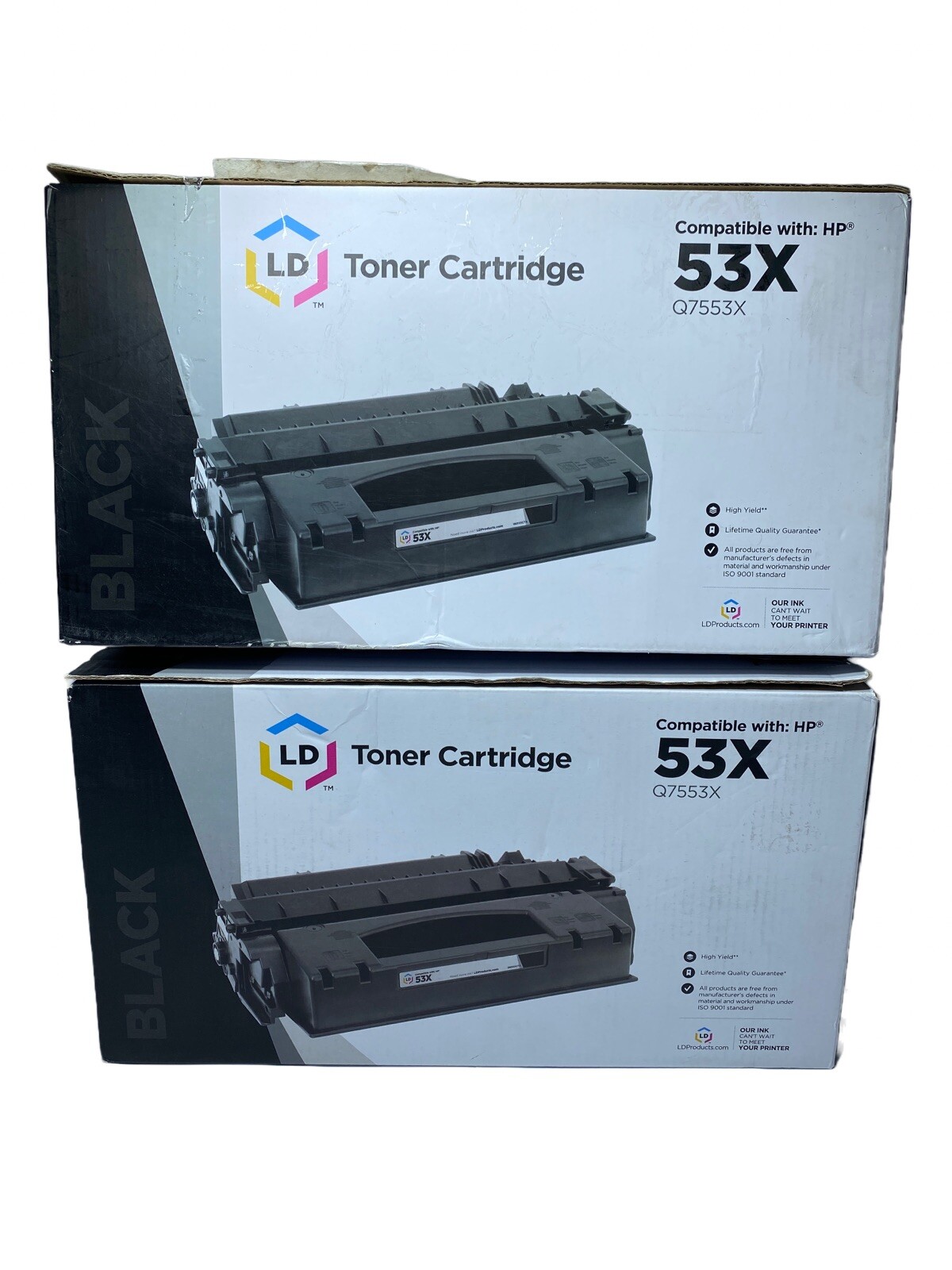 LD Products Compatible Toner Cartridge Replacement HP 53X Q7553X HY ...