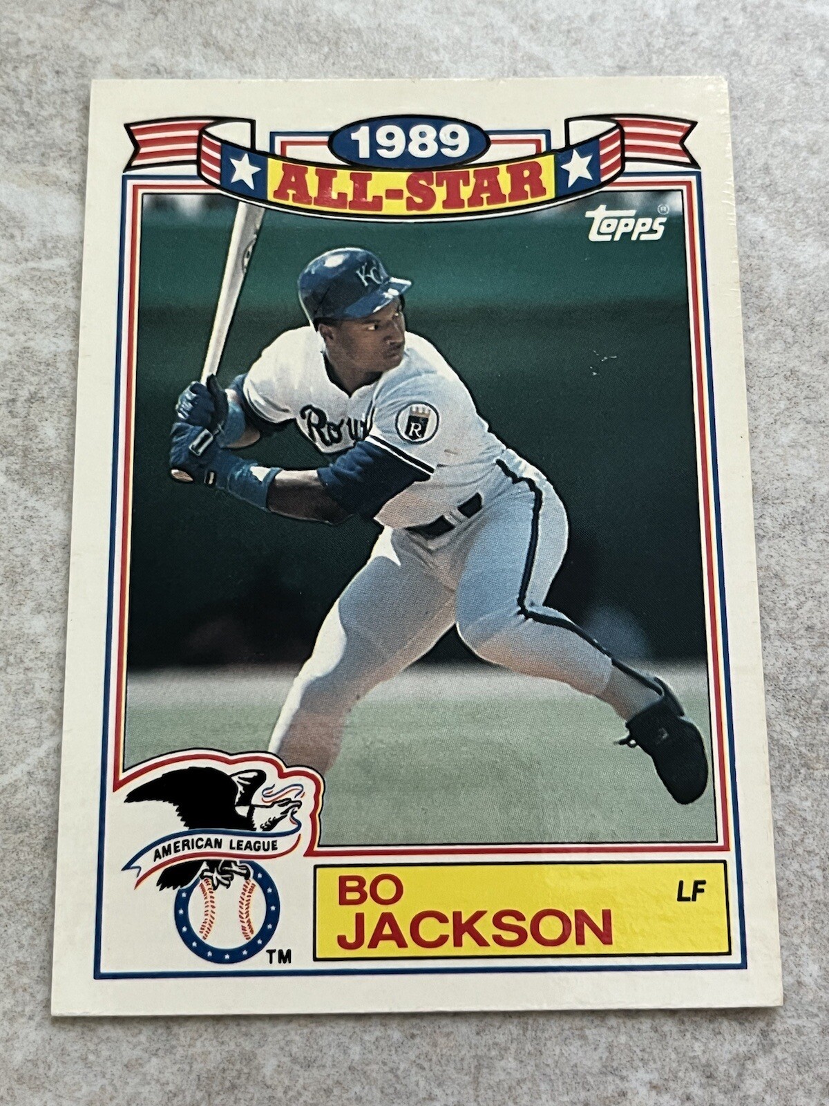 1989 Topps All-Star Game Bo Jackson Card 17 of 22 MLB Kansas City ...